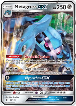 Metagross GX -- Guardians Rising Pokemon Card Review | PrimetimePokemon ...