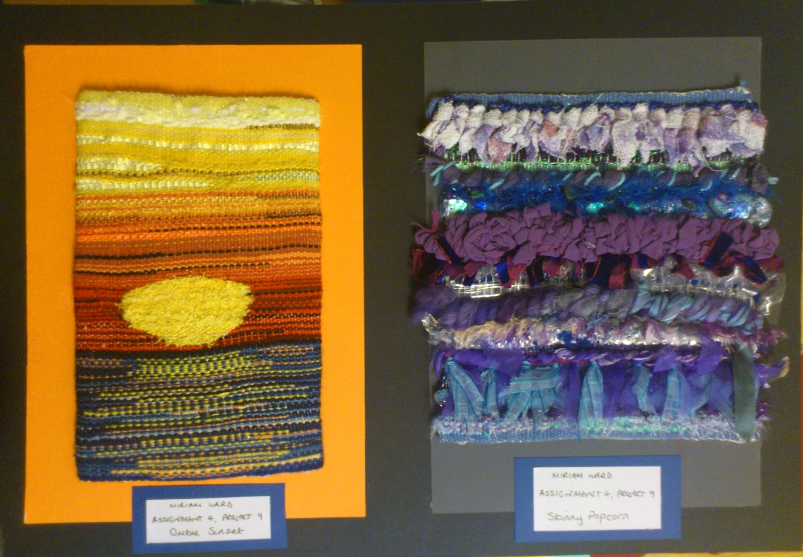 Miriam Ward Textiles: Textiles Degree Storyboards