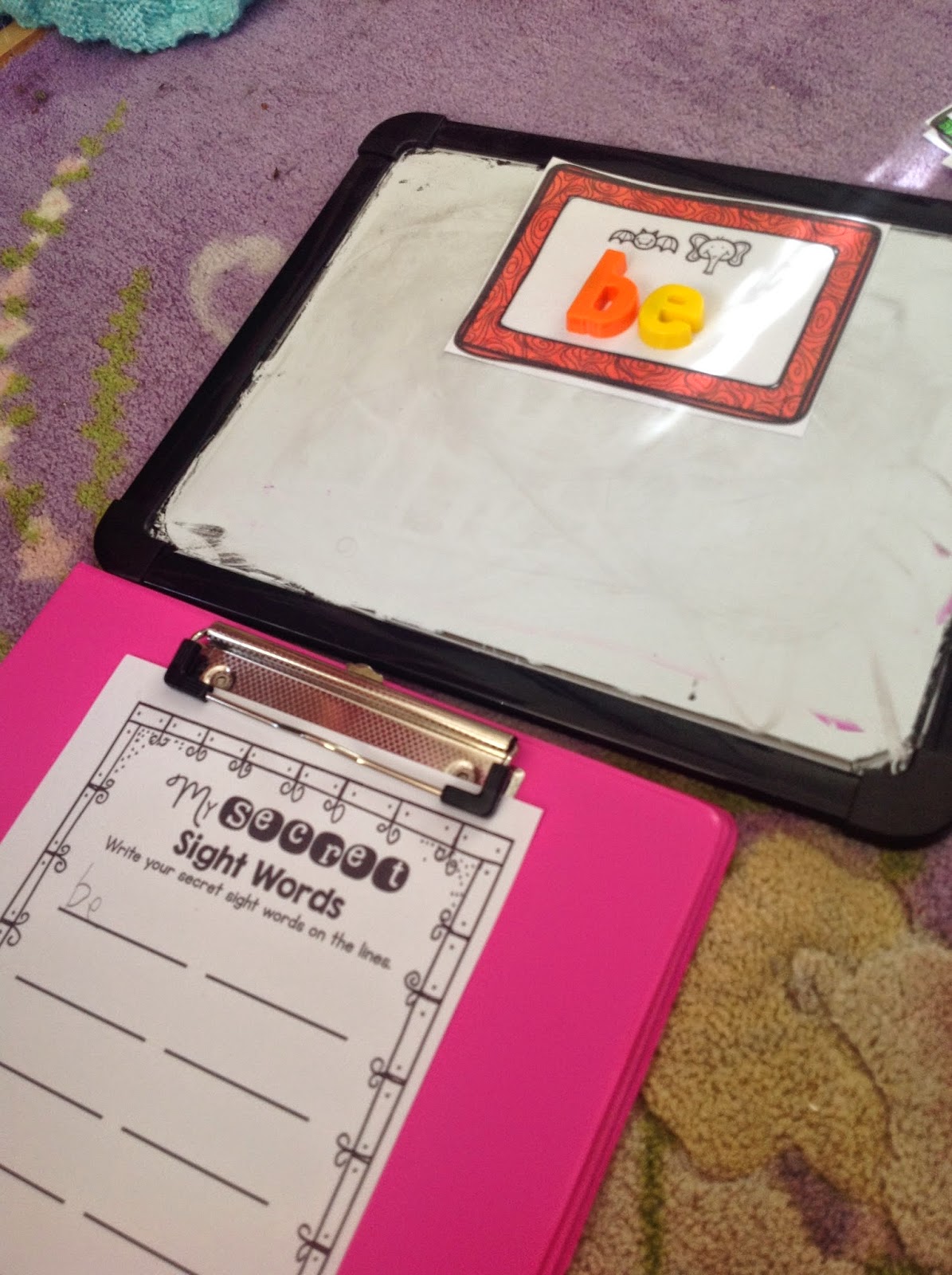 Teachable Moments: Secret Sight Words