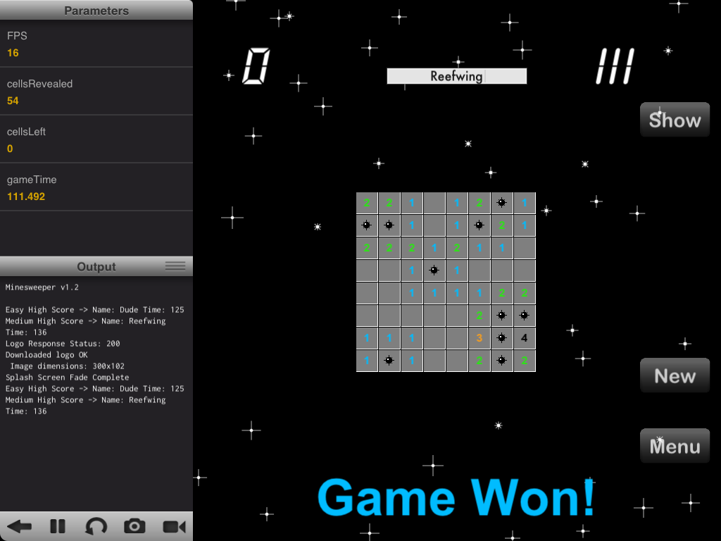 Codea Tutorials: Tutorial 7 - MineSweeper Part 2