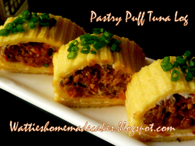 Wattie's HomeMade: Pastry Puff Tuna Log