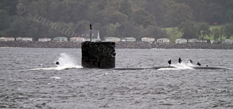 Dougie Coull Photography: T-Class Submarine - On Exercise in Loch Long