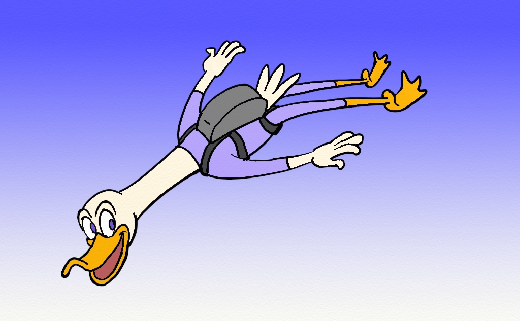 Tail o' the Rat: Skydiving Duck: Who's the Dummy?