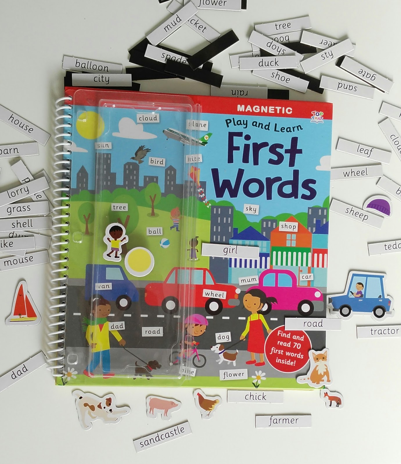 Wise Bookhunter: First Words Magnetic Top That