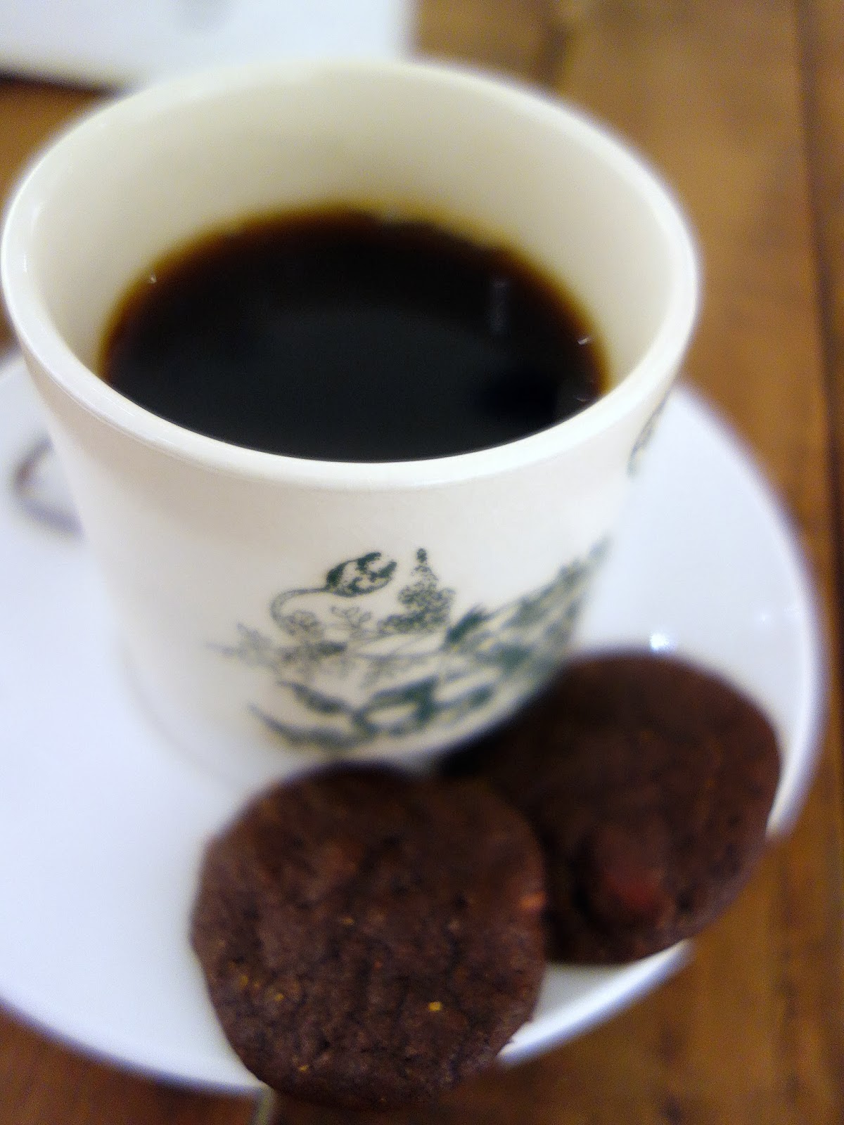 or almond dark chocolate cookies. Other food was not available at that ...