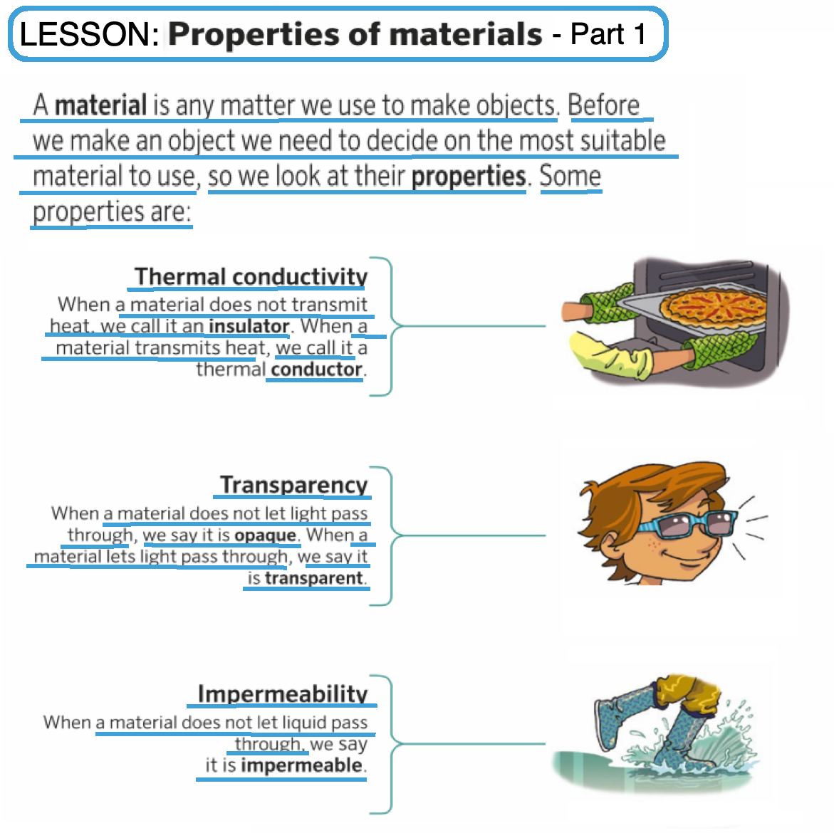 Blog de 6º de Primaria: NATURAL SCIENCE - UNIT: MATTER AND MATERIALS ...