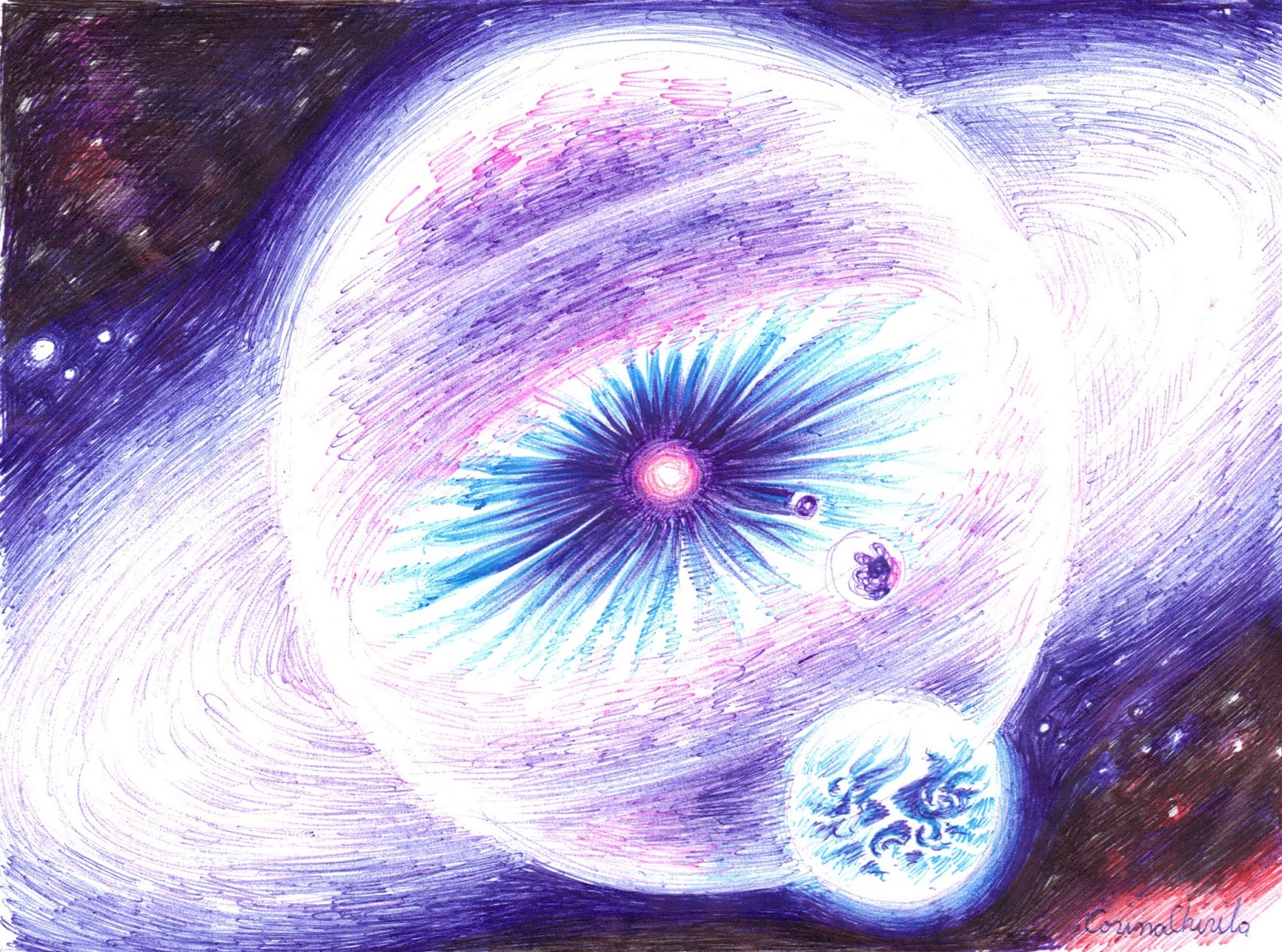 ♥*CORinAZONe ART- The art of Corina Chirila*♥*:...: Solar system with ...