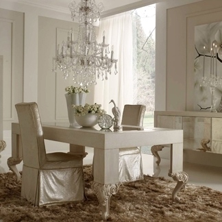 Diseño e interiores de comedores clásicos beige | Ideas para decorar ...