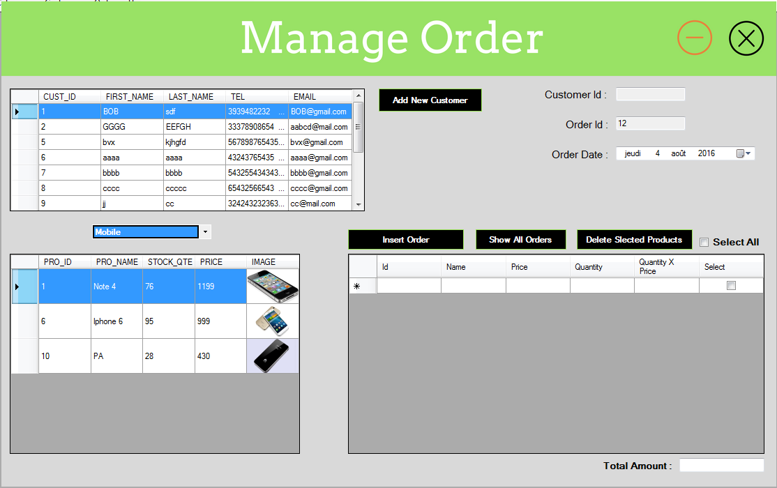 C# Inventory Management System Source Code
