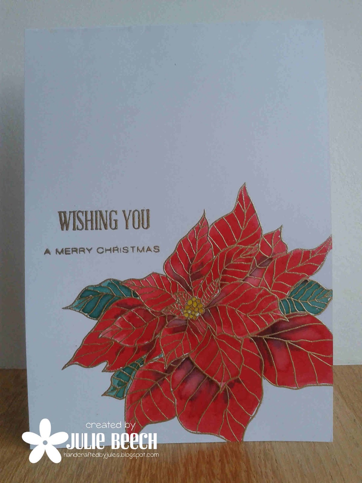 Crafted by Jules: More Poinsettia Cards