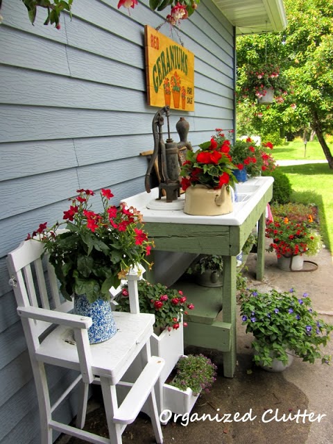 The Yard, Gardens, and Patio of a Junk Collector - Organized Clutter