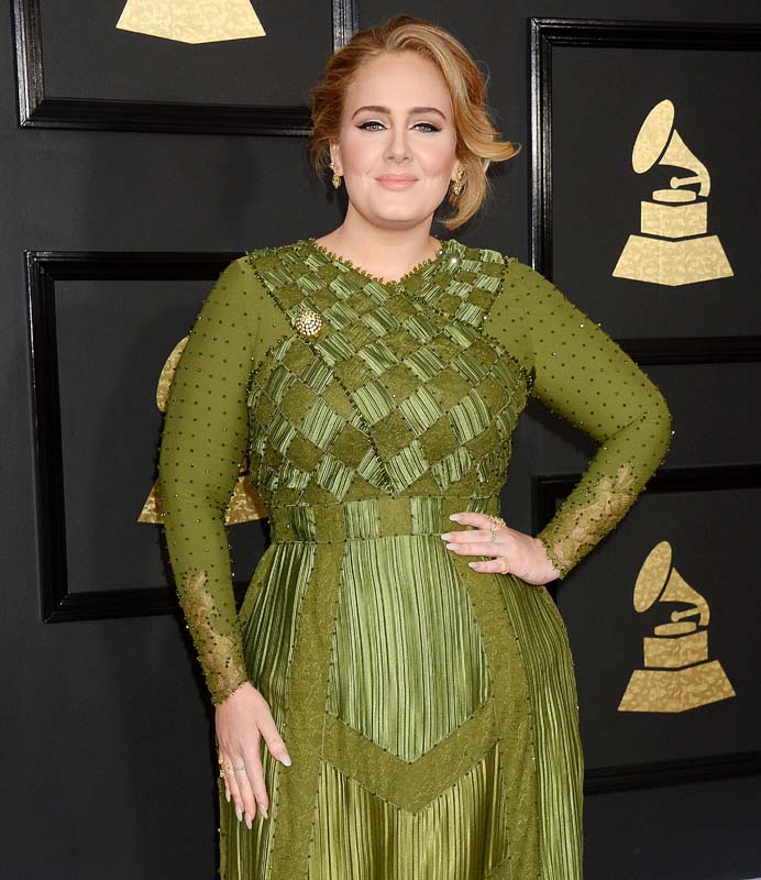 Singer Adele cute images at 59th Grammy Awards in LA ~ world actress ...