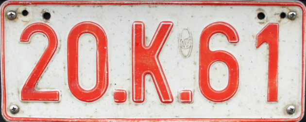 Belgian Licence Plates: Types of Belgian Licence plates