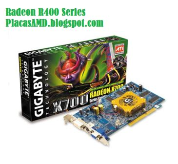 Placas AMD: Radeon R400 (Séries x700/x800) - Tabela Comparativa de Modelos