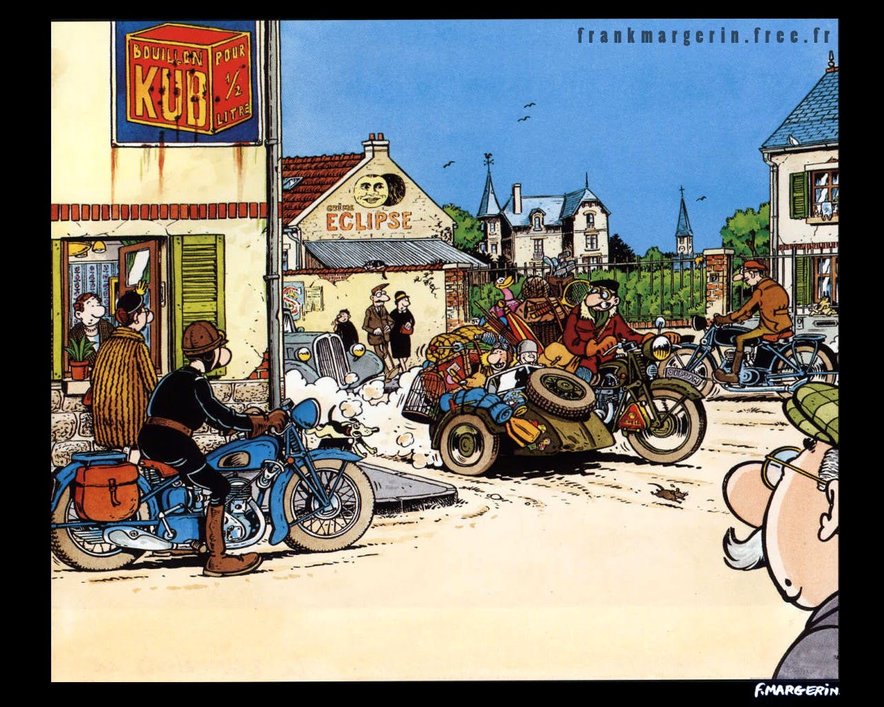MOTORCYCLE 74: Frank Margerin - comic book author & motorcycle enthousiast