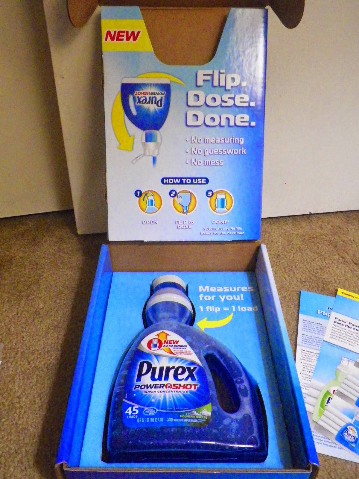 mygreatfinds: NEW! Purex PowerShot Laundry Detergent: Flip, Dose, Done ...