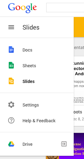 Add Google Docs, Sheets and Slides to App Launcher