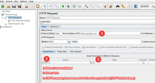 How to do Parameterization in JMeter using CSV