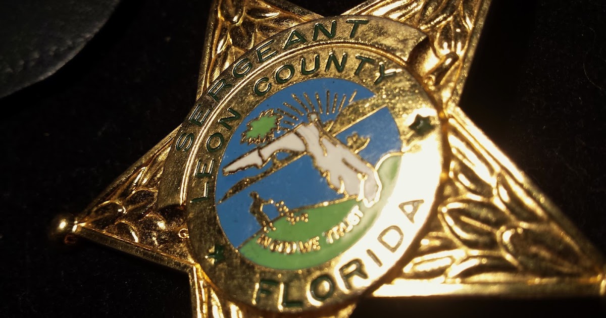 usa police badges: LEON COUNTY FLORIDA, SERGEANT
