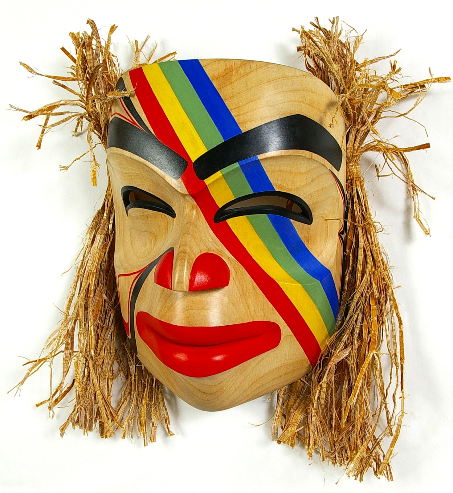 LATTIMER GALLERY: Rainbow Spirit Mask by Jing (Rob Long)