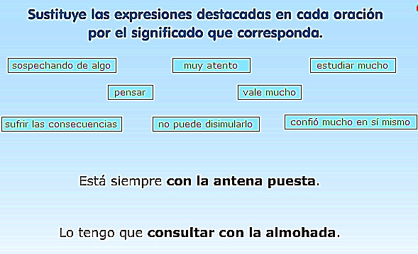 6ºB en la web: Sentido propio y sentido figurado