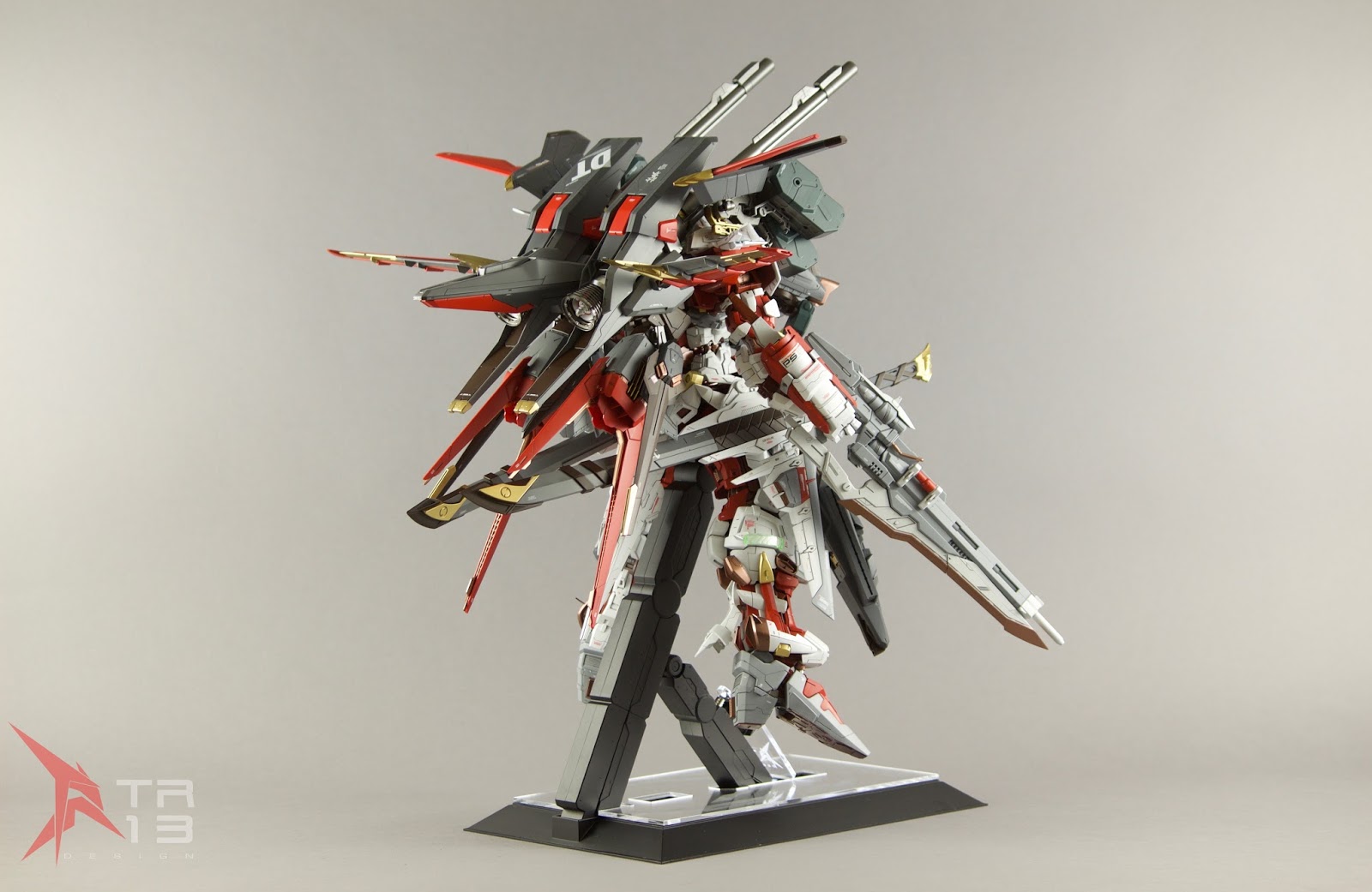 Custom Build: PG 1/60 Gundam Astray Red Frame "Raizen" Full Armour Mode