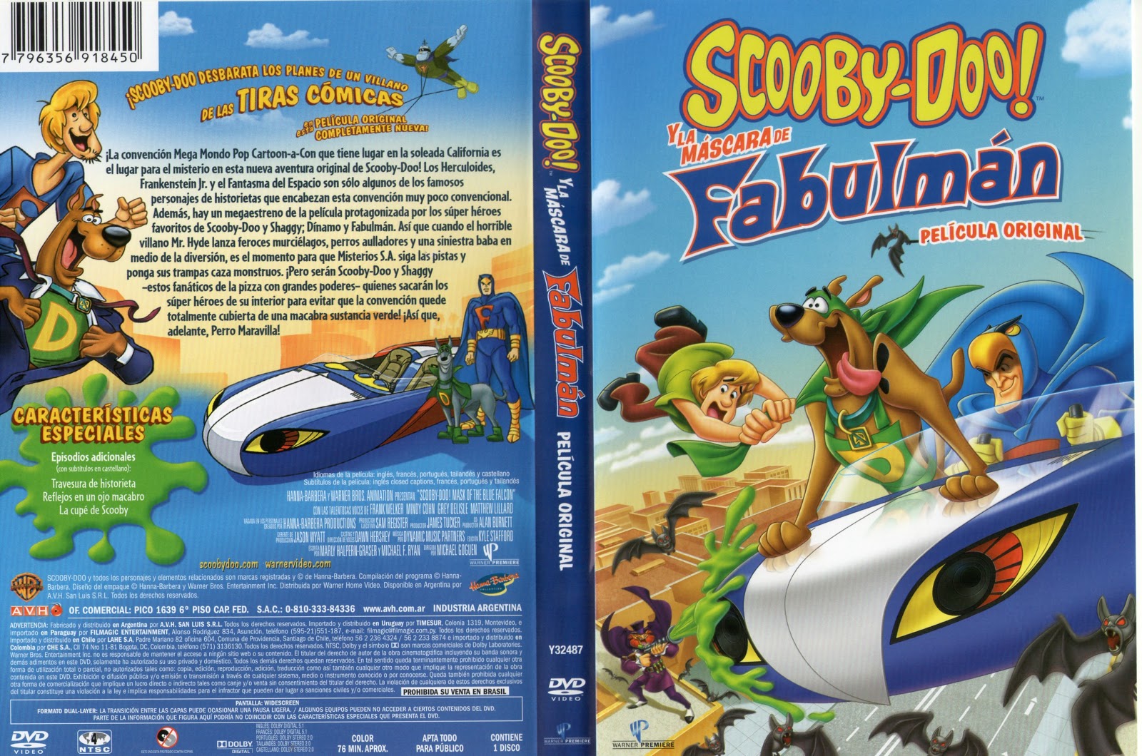 ELCINEENSUSMANOS: SCOOBY DOO Y LA MASCARA DE FABULMAN (INFANTIL)