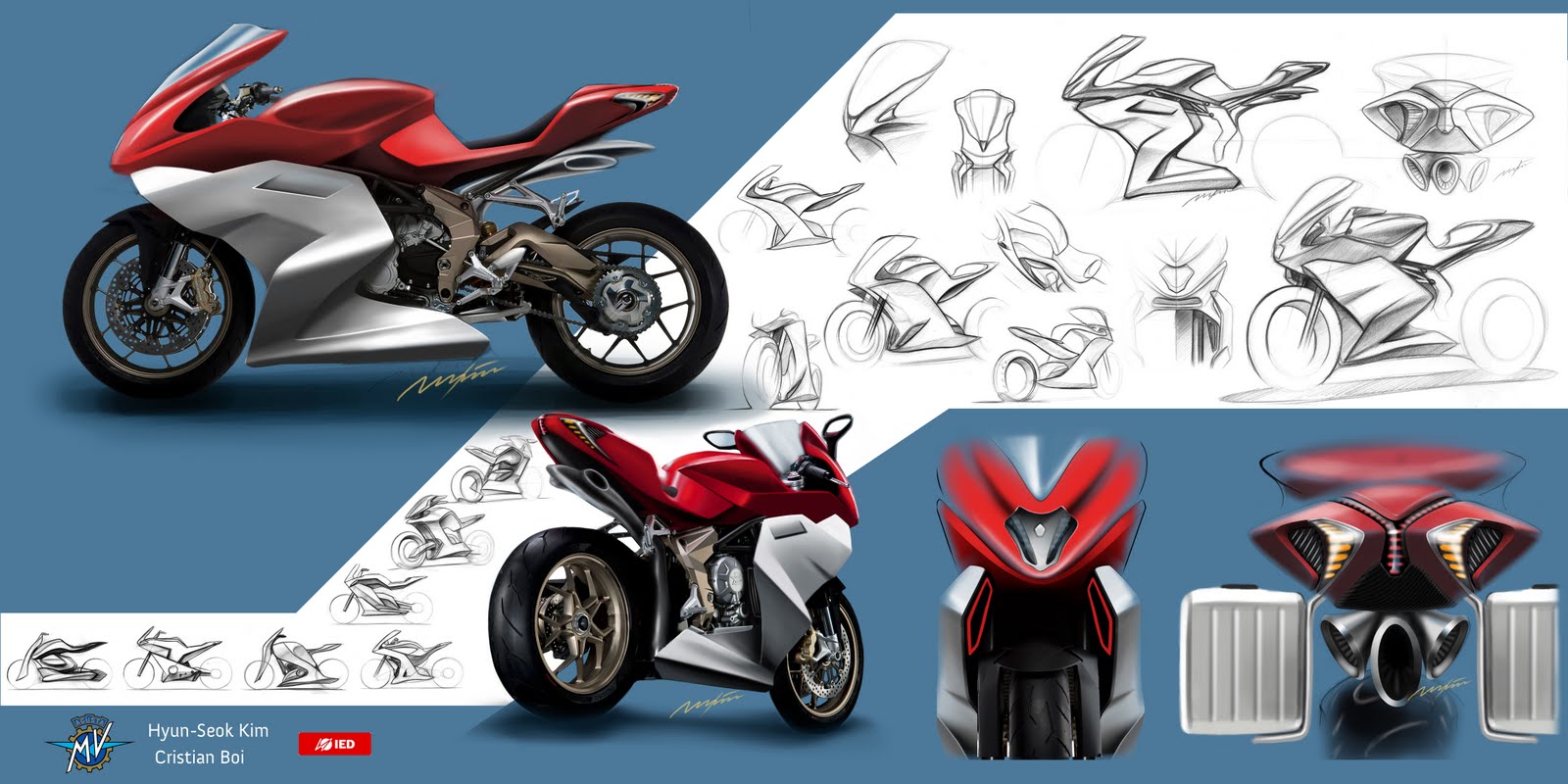 Yacht & Design: MV Agusta 3/4 check - final 2 concepts