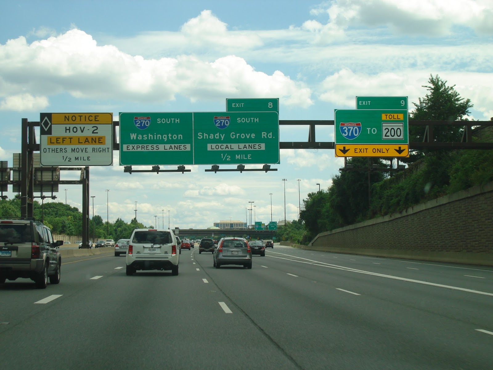 Luke's Signs: I-495/Capital Beltway & I-270 - Maryland