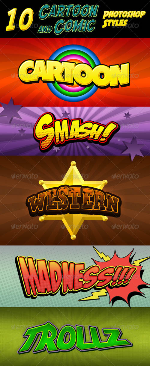 Post Design!: Cartoon and Comics | Increibles Estilos de Texto