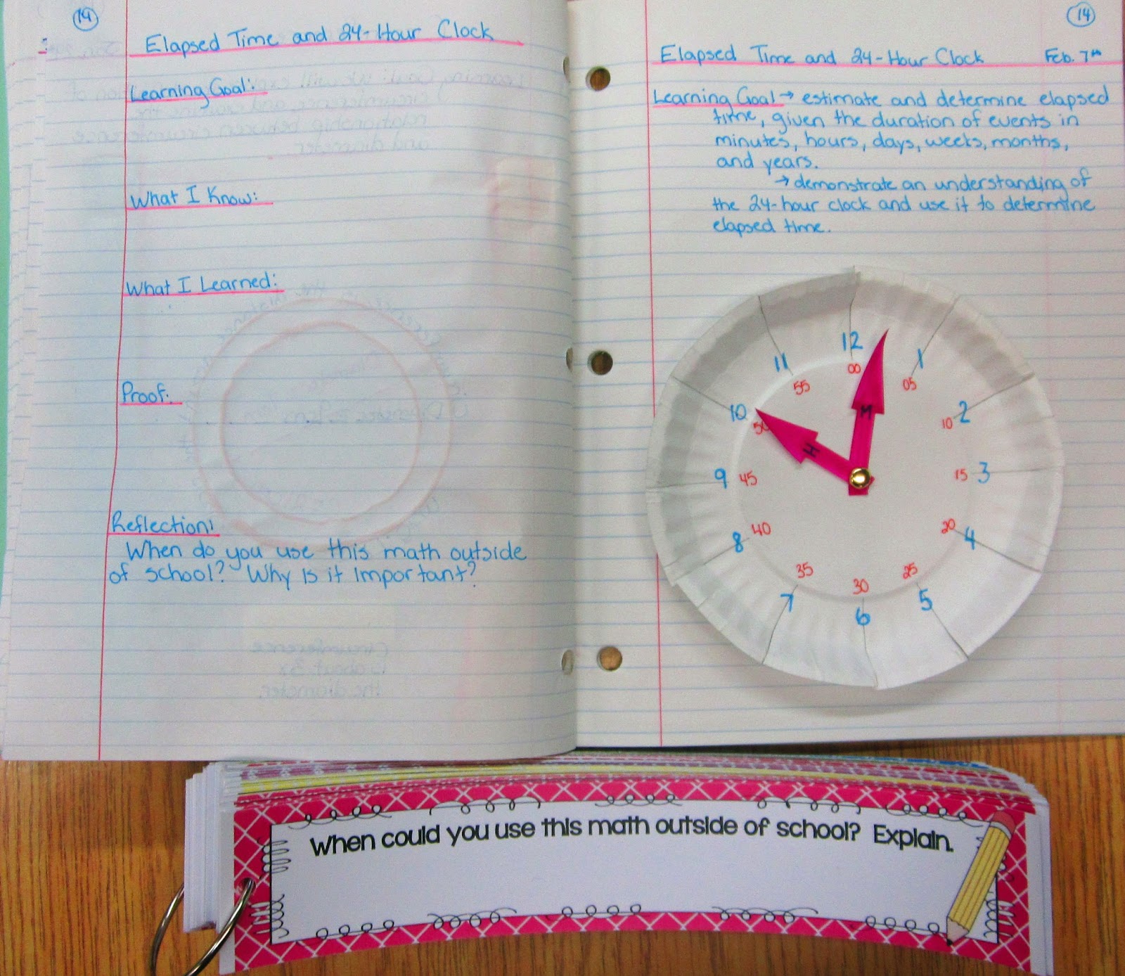 Math Journal Sundays - Circumference and Time | RUNDE'S ROOM