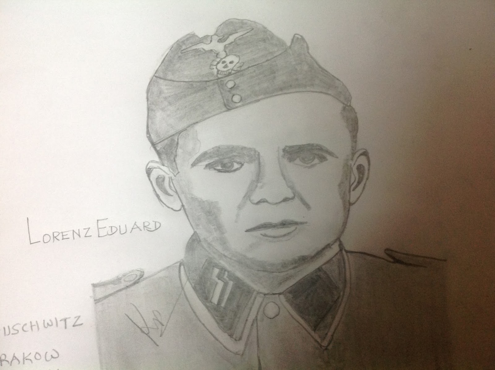 Dr K Prabhakar Rao's blog: Pencil sketches of Nazis by Dr K Prabhaar Rao