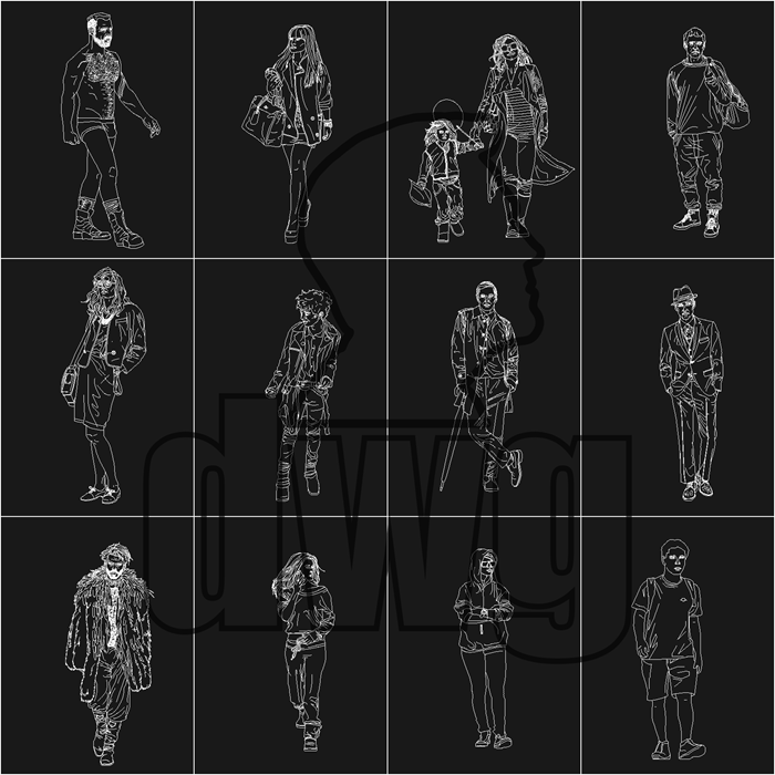 People DWG: PEOPLE DWG - Premium 1