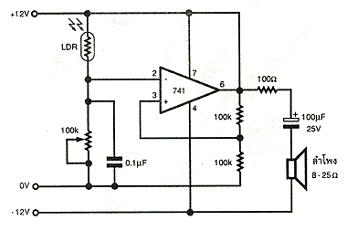 Electronic สำมะปิ: วงจร LDR