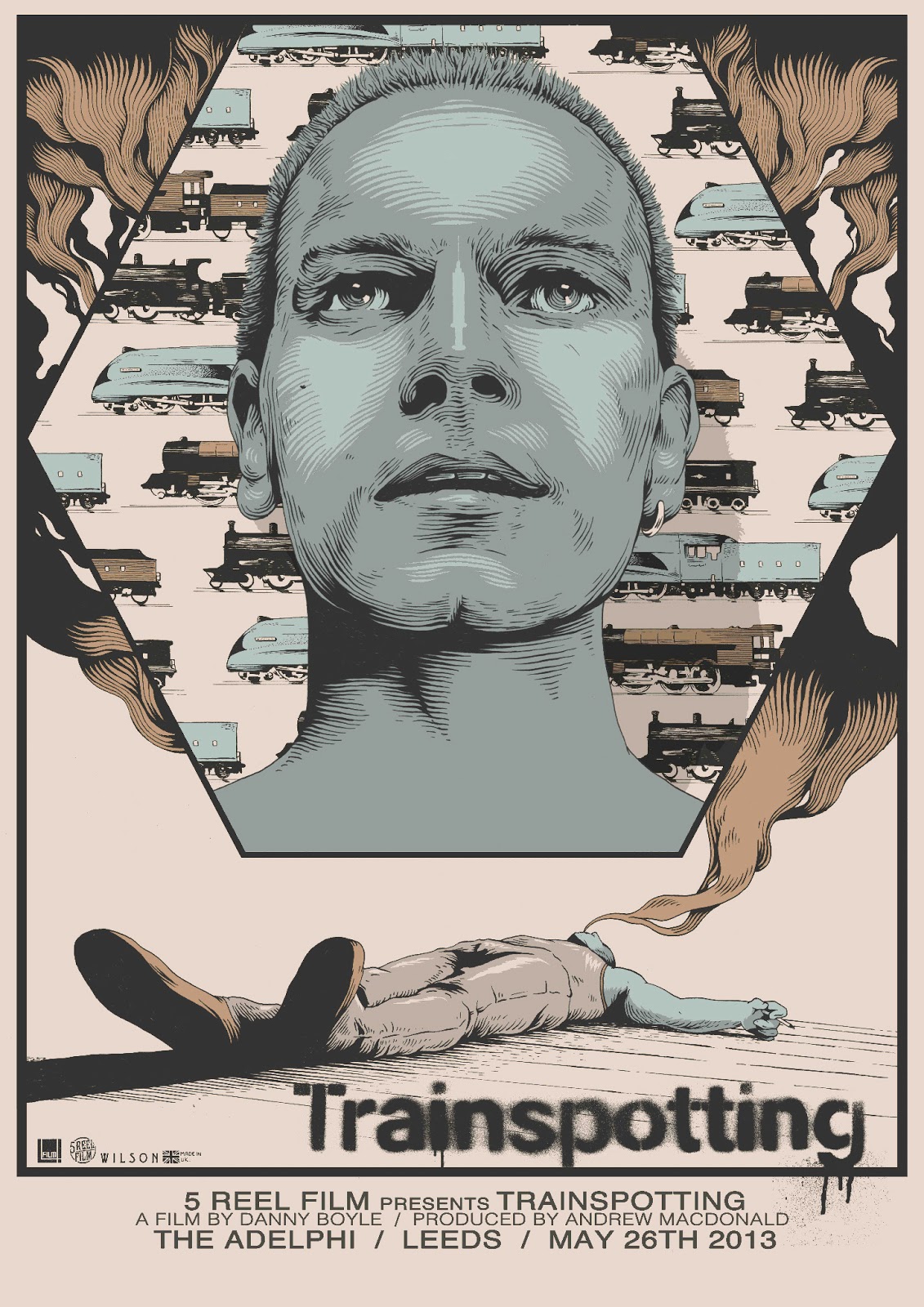 INSIDE THE ROCK POSTER FRAME BLOG: Trainspotting Poster by Joe Wilson ...