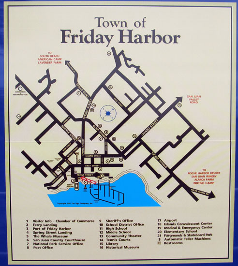 Captain Jim: As promised, a look at our time in Friday Harbor...
