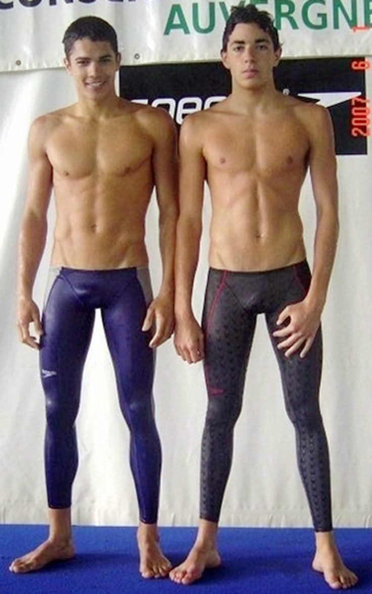 Male Athletes World Swimming Two Swimmers With Long Swimsuits 2007 male-athletes-world-swimming-two-swimmers-with-long-swimsuits-2007