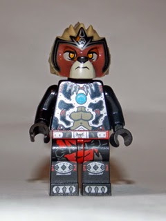 LEGO LOC069 SHADOWIND Minifigure Lion Tribe Legends of Chima + Weapon ...