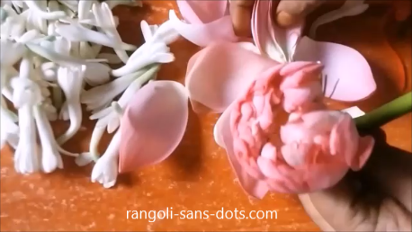 Sampangi poo maiai images with steps