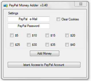 Paypal money adder hack - detectivefor