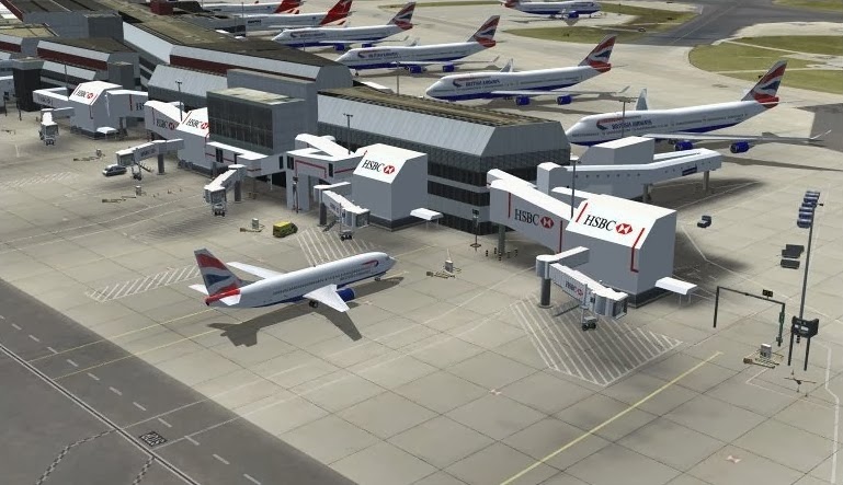 FSX - London - EGLL - Aerosoft ~ FSX / FS9 / P3D / XPLANE