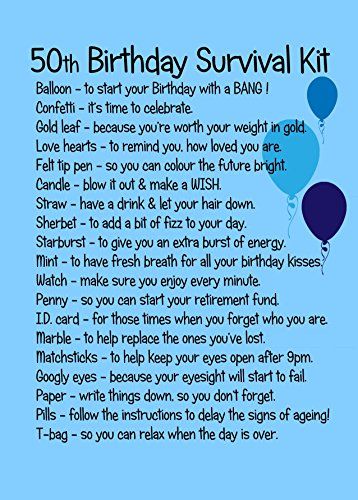 50th Birthday Poems - Birthday