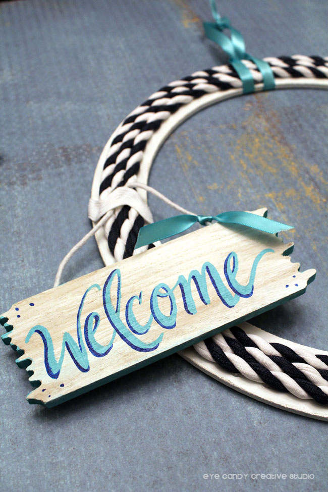 Eye Candy Creative Studio: CRAFT :: Welcome Wreath