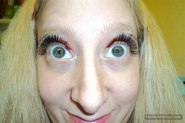 19 Chicas con LAS PESTAÑAS Postizas Mas HORRIBLES Del MUNDO ¿Nadie les ...