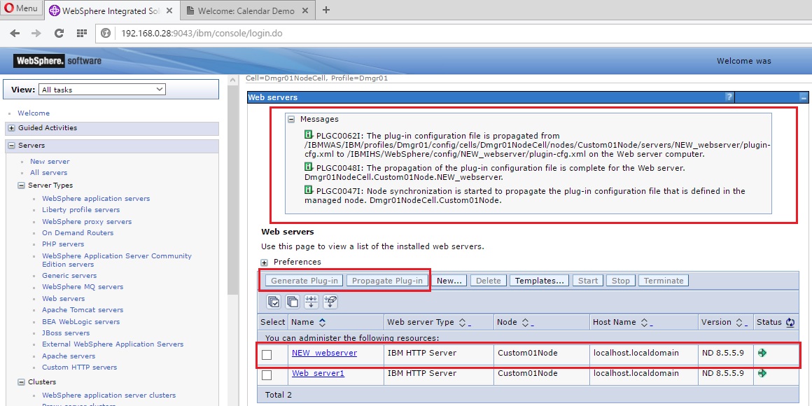 MiddlewareBox: Multiple IHS in front of WebSphere® Application Server. (On Single Install).