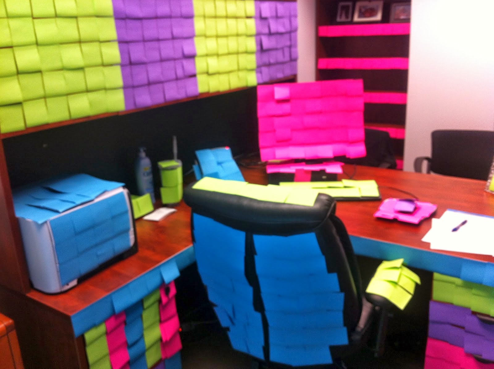 Office Post It Notes Prank