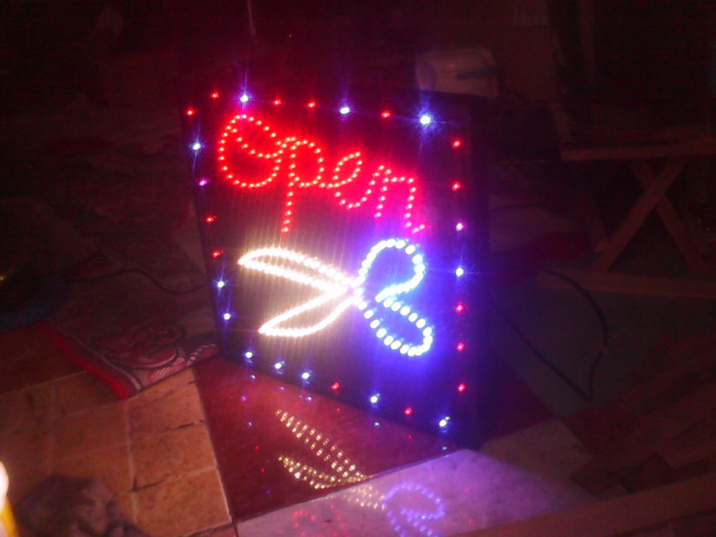 JUAL PAPAN NAMA TULISAN LAMPU LED SIGN: Papan Tulisan lampu led / led ...