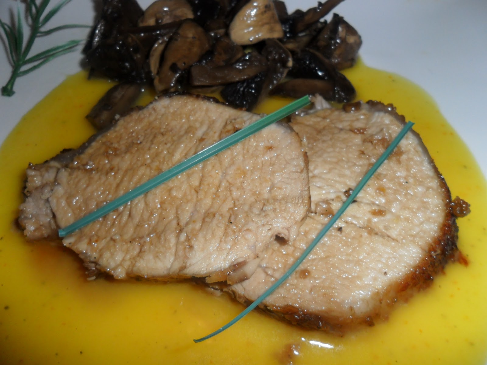 MARIANO CON DOS FOGONES: LOMO DE CERDO CARAMELIZADO A LA NARANJA