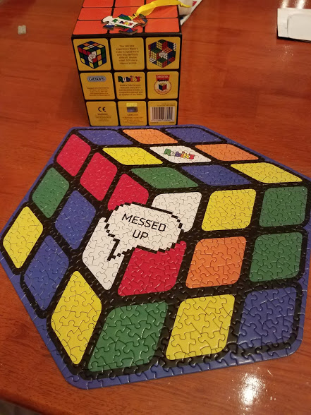 Review: Rubik's Cube Jigsaw Puzzle + Collectible Tin