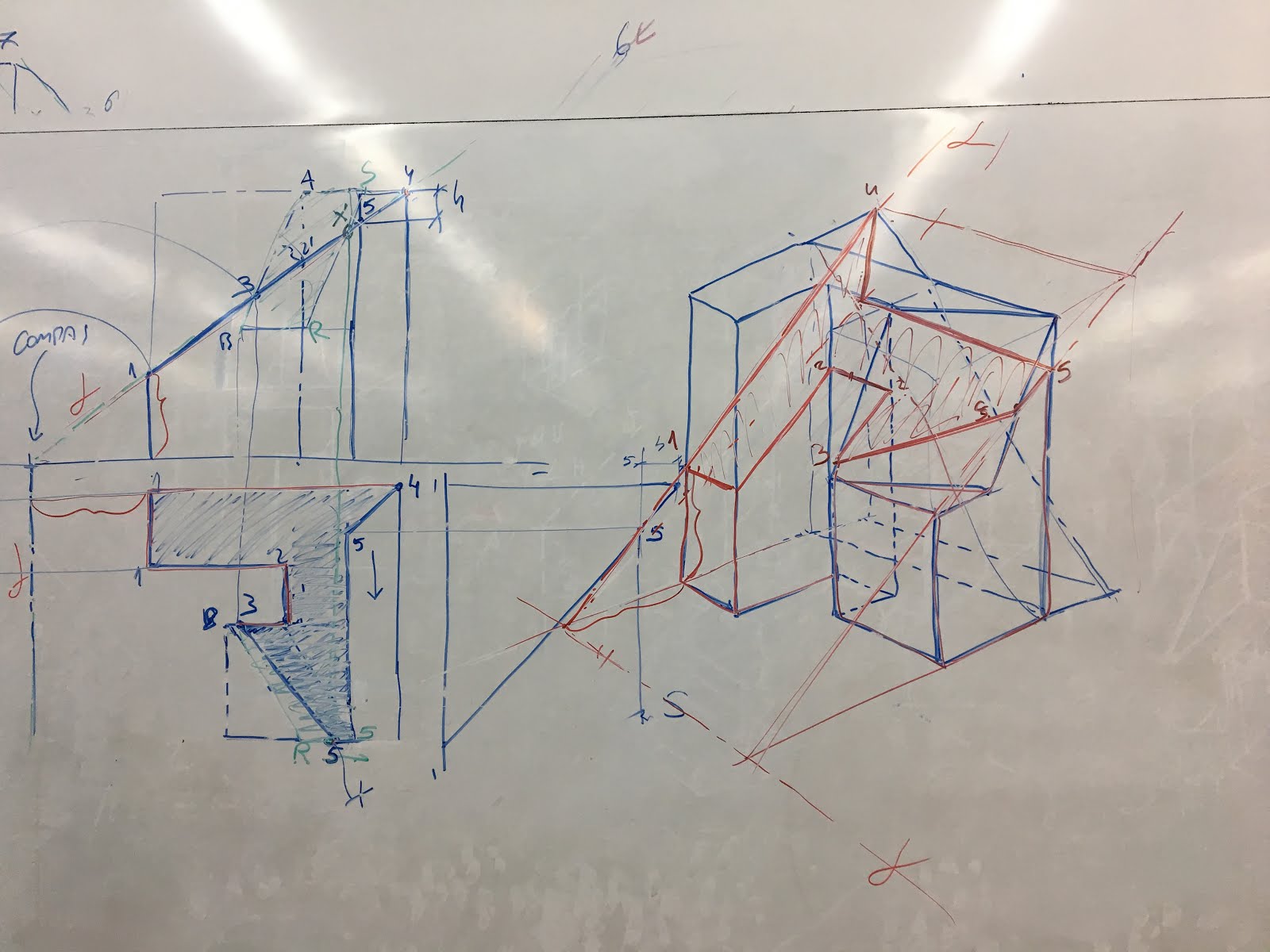 Elementos de Diseño Uno: Corte oblicuo y verdadera magnitud